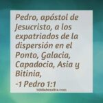 Explicación 1 Pedro 1:1. 'Pedro, apóstol de Jesucristo, a los ...
