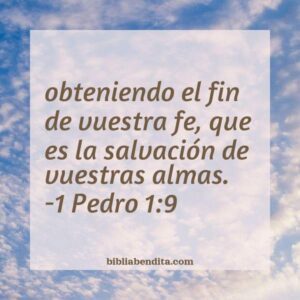 Explicación 1 Pedro 1:9. 'obteniendo el fin de vuestra fe, que es la ...