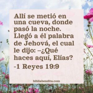 Explicación 1 Reyes 19:9. 'Allí se metió en una cueva, donde pasó la ...