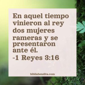 Explicación 1 Reyes 3:16. 'En aquel tiempo vinieron al rey dos mujeres ...