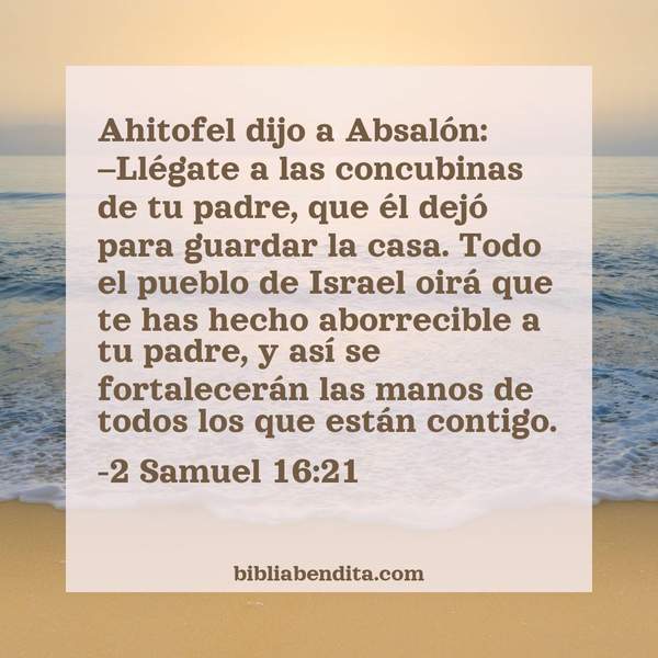Explicaci n 2 Samuel 16 21 Ahitofel Dijo A Absal n Ll gate A Las