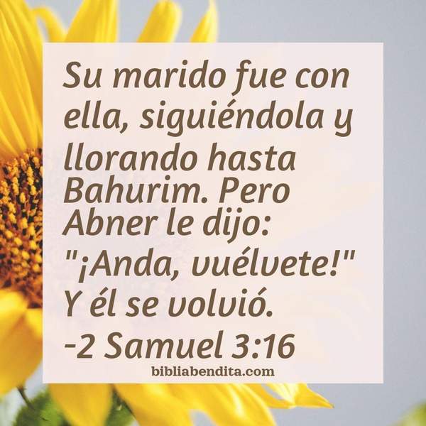 Explicaci n 2 Samuel 3 16 Su Marido Fue Con Ella Sigui ndola Y