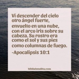 Explicación Apocalipsis 10:1. 'Vi descender del cielo otro ángel fuerte ...