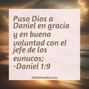 Explicación Daniel 1:9. 'Puso Dios a Daniel en gracia y en buena ...
