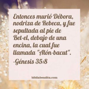 Explicación Génesis 35:8. 'Entonces murió Débora, nodriza de Rebeca, y ...