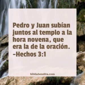 Explicación Hechos 3:1. 'Pedro y Juan subían juntos al templo a la hora ...