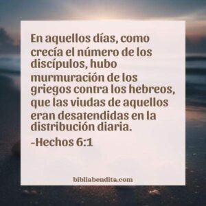 Explicación Hechos 6:1. 'En aquellos días, como crecía el número de los ...