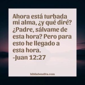 Explicación Juan 12:27. 'Ahora está turbada mi alma, ¿y qué diré ...