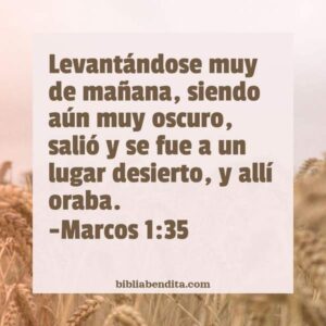 Explicación Marcos 1:35. 'Levantándose muy de mañana, siendo aún muy ...