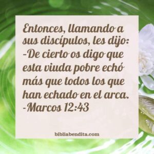 Explicación Marcos 12:43. 'Entonces, llamando a sus discípulos, les ...